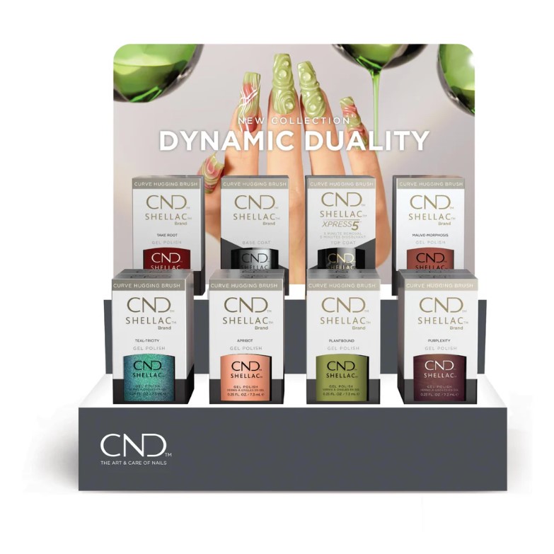 CND Shellac Gel Polish Dynamic Duality Fall 2024 Collection - 6 PC No ...