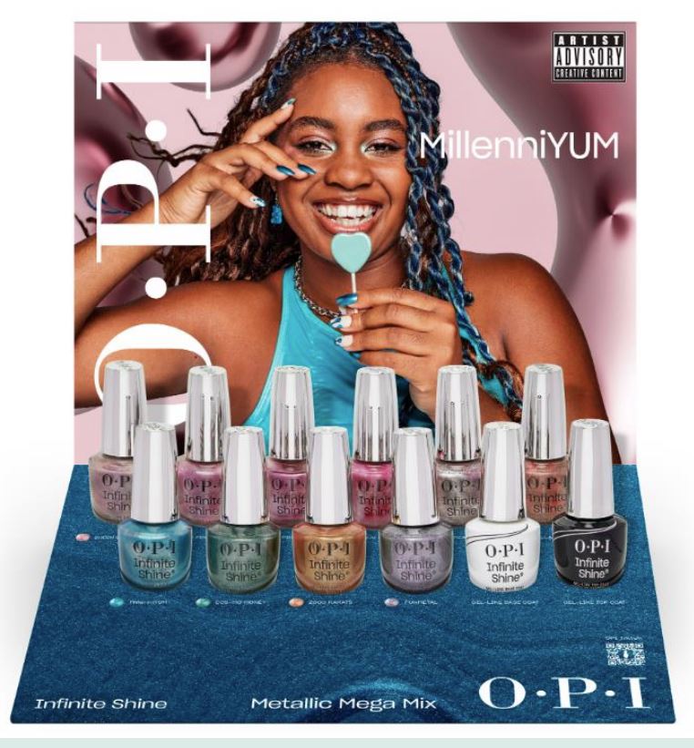 OPI Infinite Shine Fall 2024 Metallic Mega Mix Collection - 12PC***NO ...