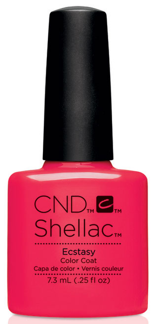 CND Shellac Gel Polish Ecstasy - .25 fl oz - Red Packaging – nailez.com