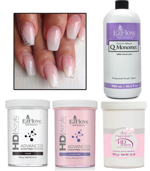 EzFlow Ombre Nails Design Powders and Liquids – nailez.com