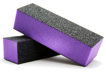Premium 3-Way Buffer - Purple Buffer / Black Grit – nailez.com